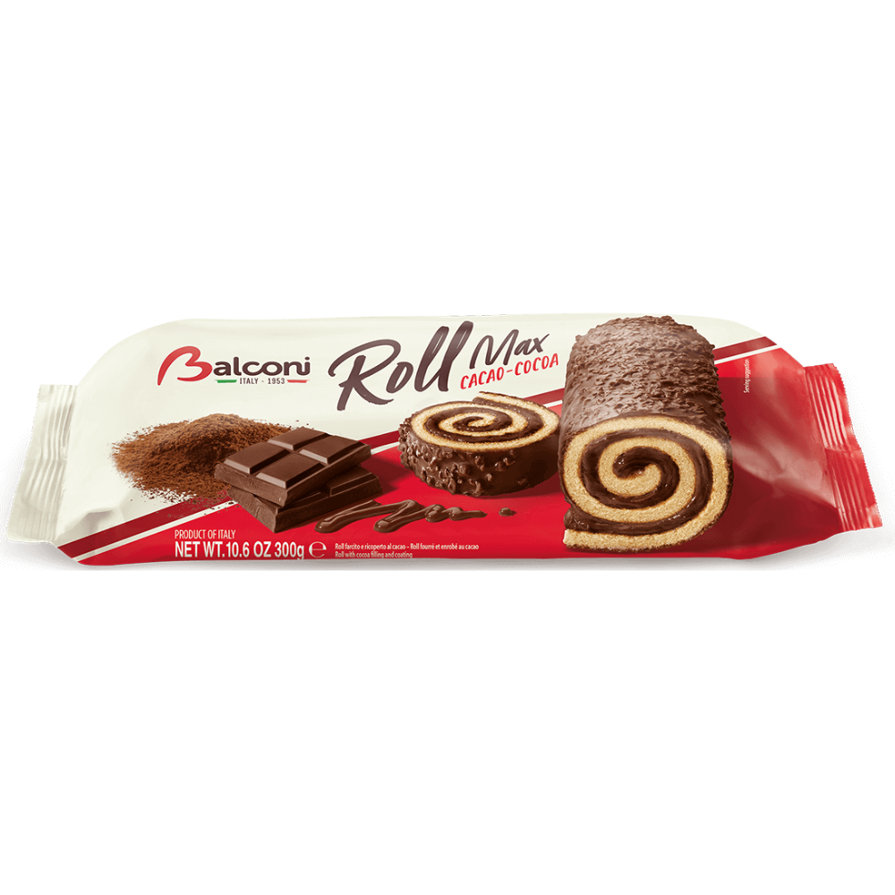 Balconi RollMax Cocoa Cake -300g – Euro Food Mart
