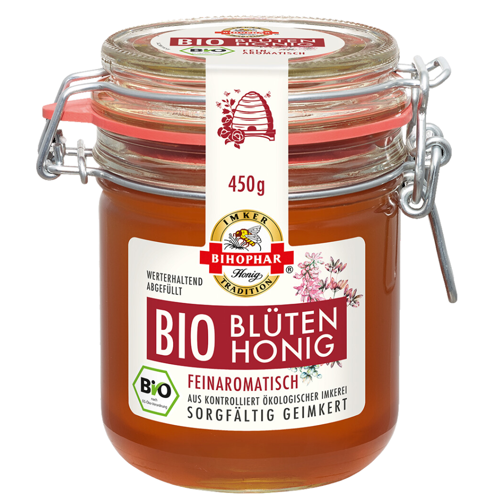 Bihophar Organic Blossom Honey - 450 g – Euro Food Mart