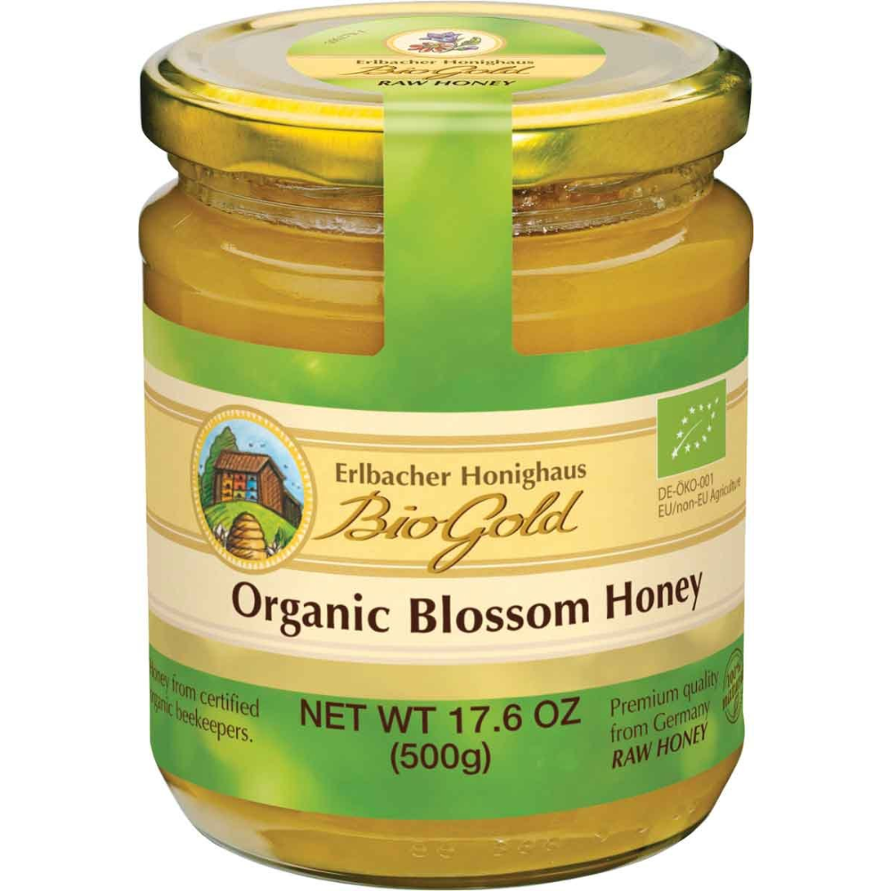 Biogold Organic Blossom Honey -1.1 LB / 500 g – Euro Food Mart