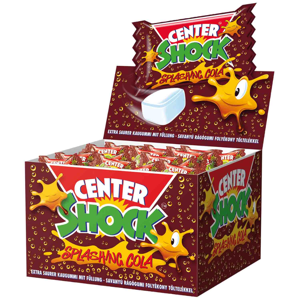 Center Shock Splashing Cola Chewing Gums - 100 pcs box – Euro Food Mart
