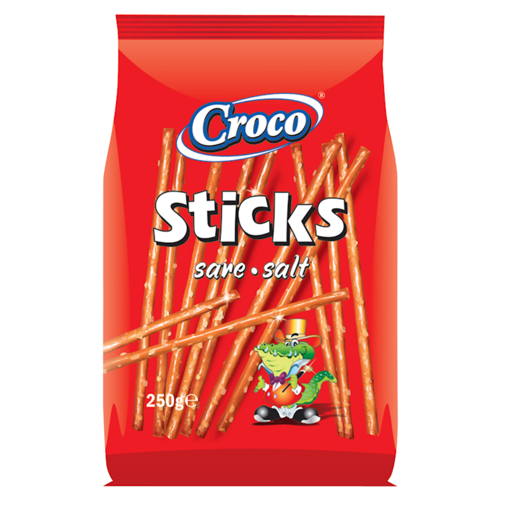 Croco Salted Pretzels Sticks - 250 g – Euro Food Mart