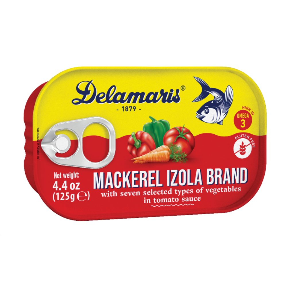 Delamaris Mackerel Izola Brand 4.4oz / 125 g – Euro Food Mart