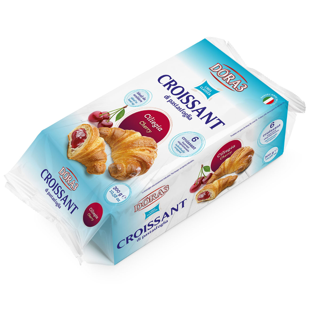 Dora Cherry Filled Croissant - 300 g ( 6 pcs ) – Euro Food Mart