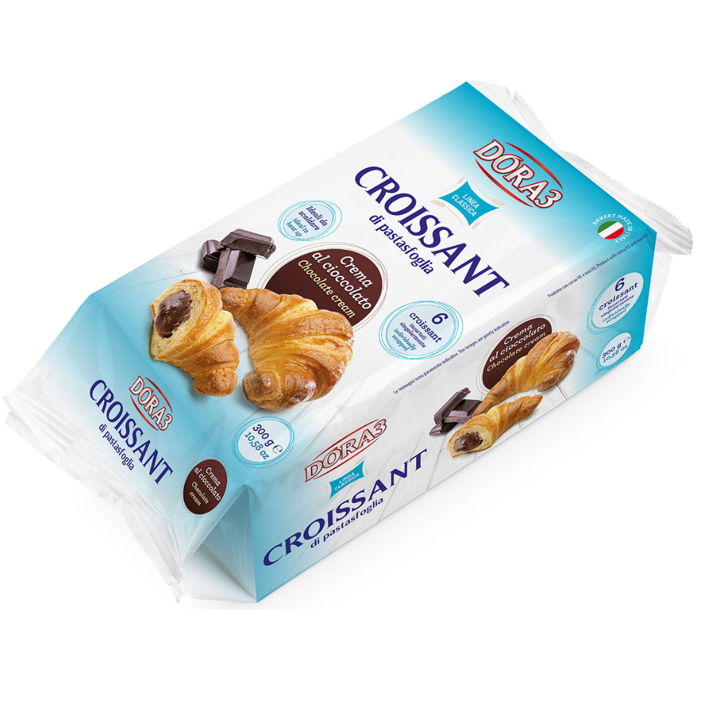Dora Chocolate Filled Croissant - 300 g ( 6 pcs ) – Euro Food Mart