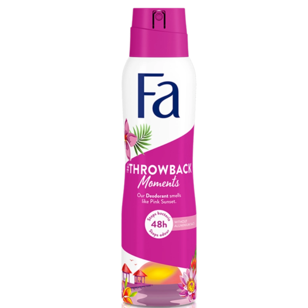 Fa Throwback Moments Spray Deodorant - 150 ml – Euro Food Mart