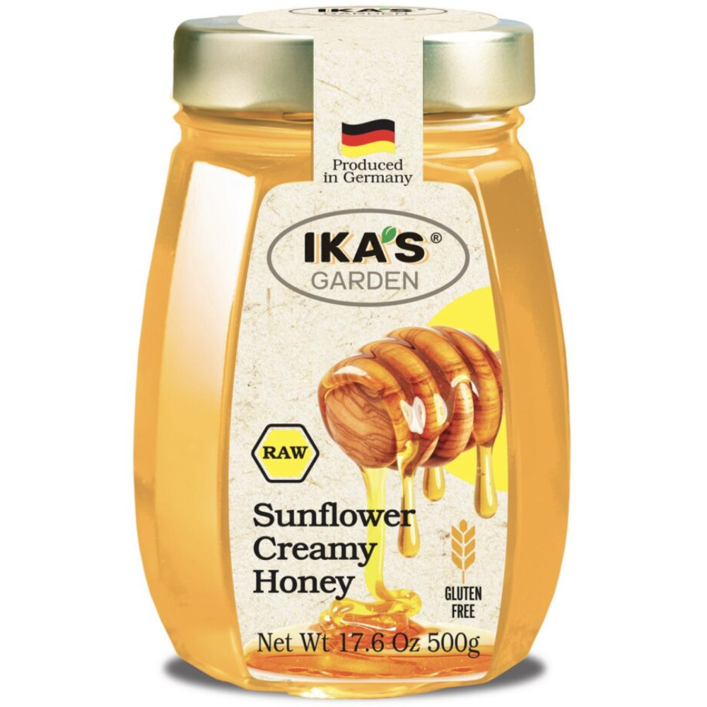 Ika's Garden Raw Sunflower Creamy Honey - 17.6 Oz. / 500g – Euro Food Mart