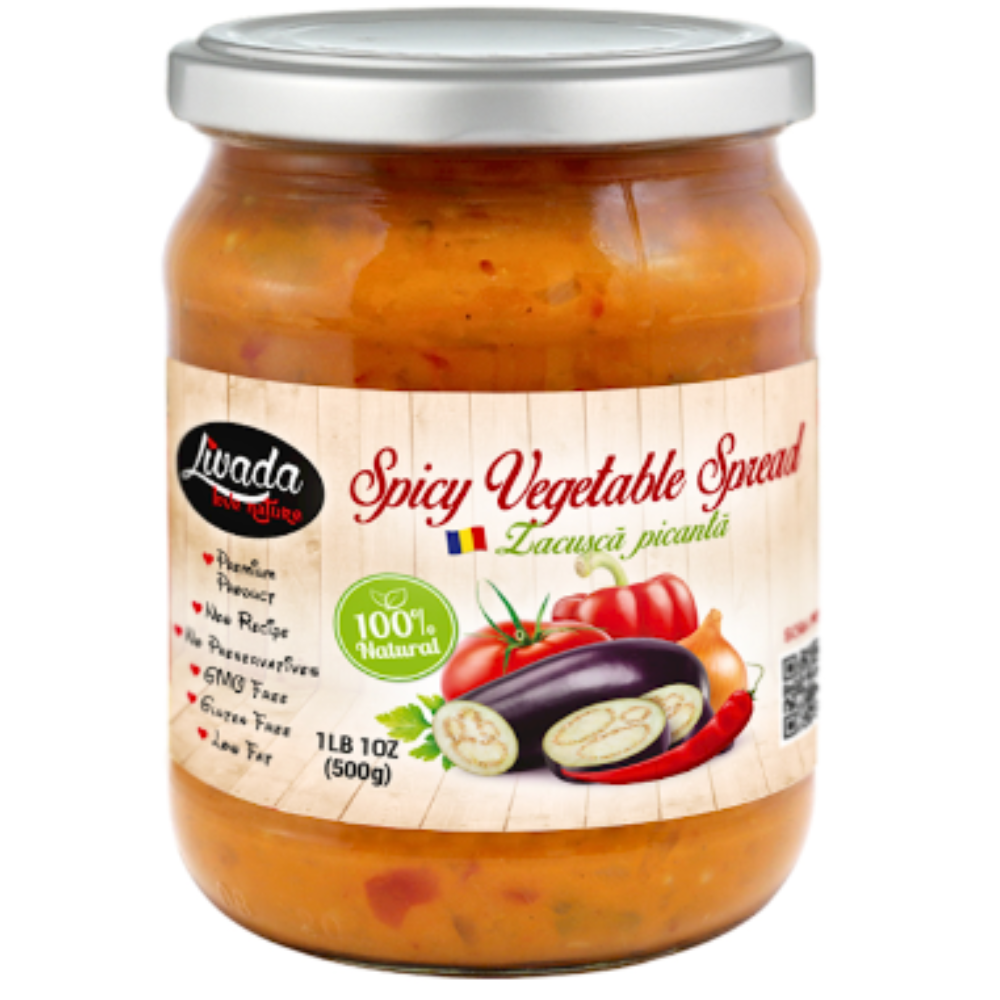 Livada Romanian Zacusca Picanta ( Spicy ) - 1.1 LB / 500 g – Euro Food Mart