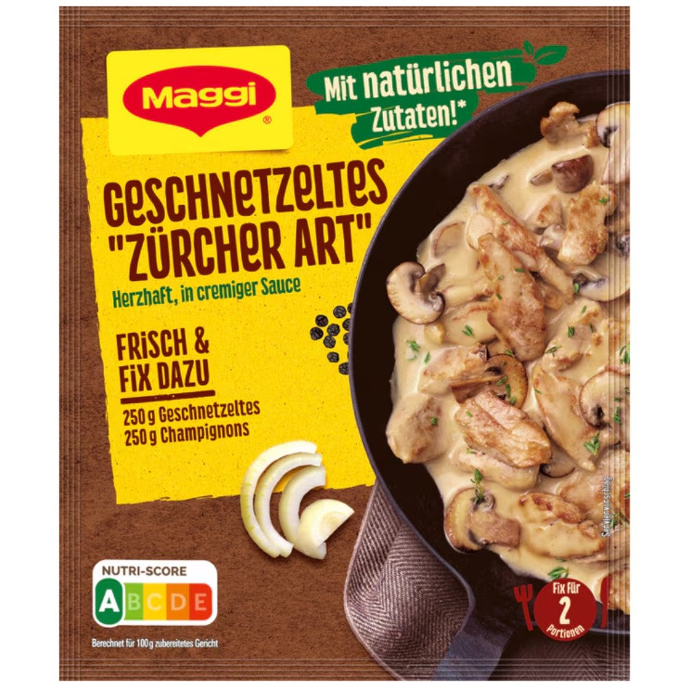 Maggi Fix Geschnetzeltes Zuricher Art - 1 pc – Euro Food Mart
