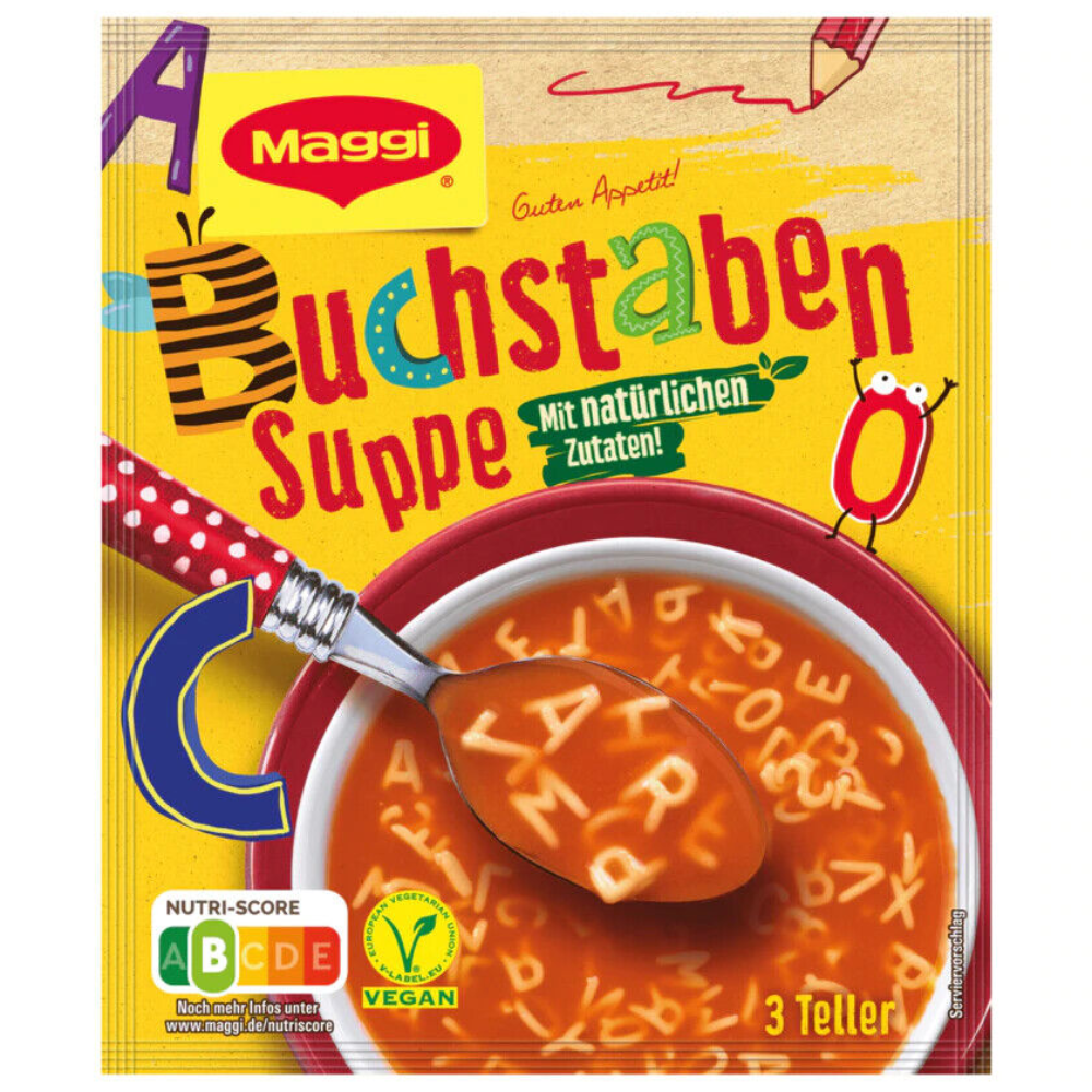 Maggi G.A. Tomato Alphabet Letters Soup - 1 pc – Euro Food Mart