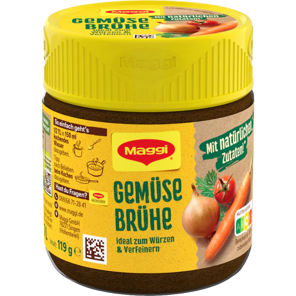 Maggi Instant Vegetable Broth in Glass Jar- for 7 L – Euro Food Mart