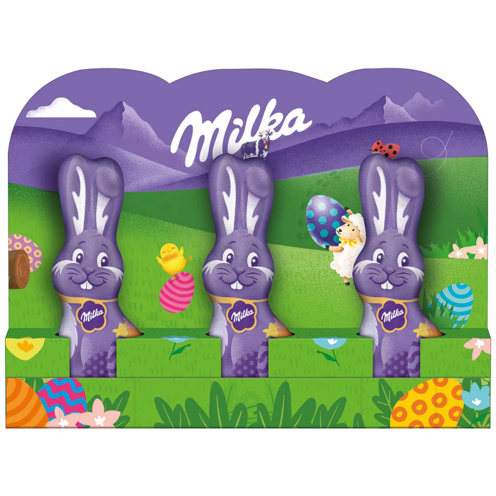 Milka Alpine Milk Bunny 3 pack - 3 x 15 g – Euro Food Mart