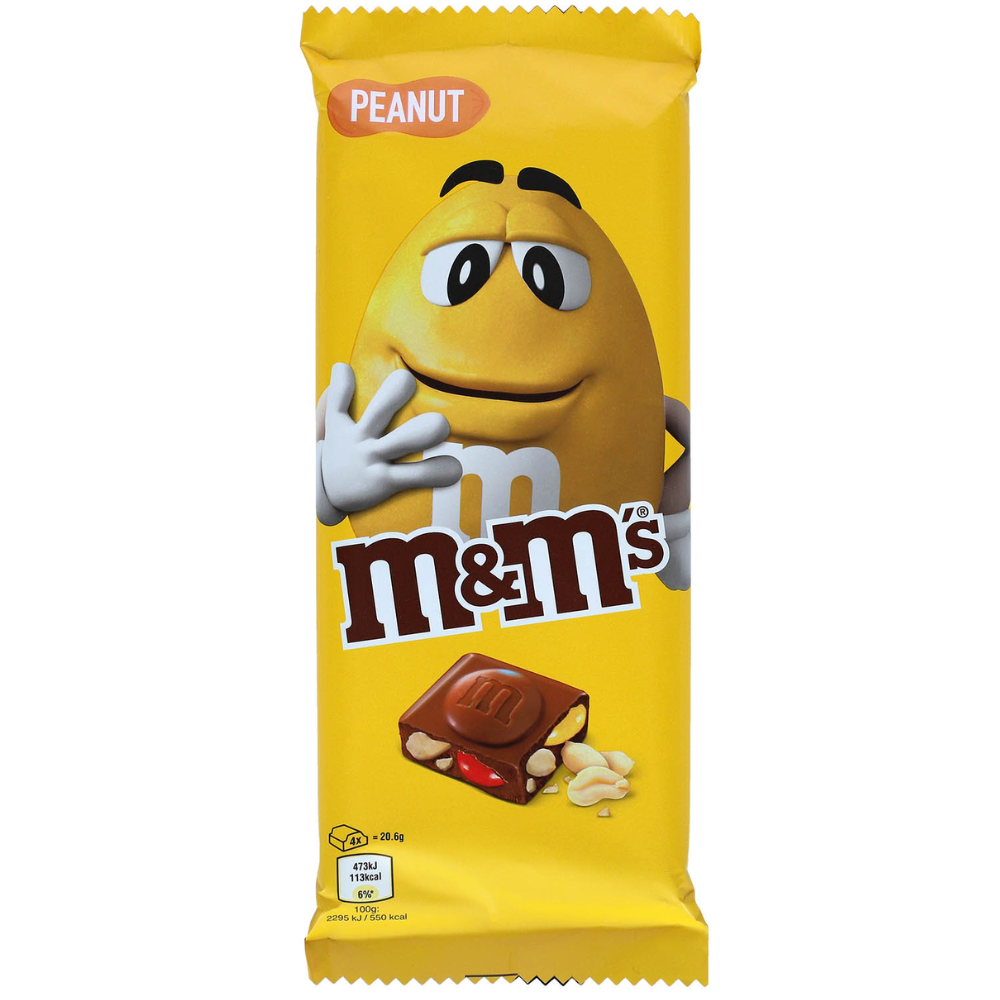 M&M'S Peanut Chocolate Bar - 165 g – Euro Food Mart