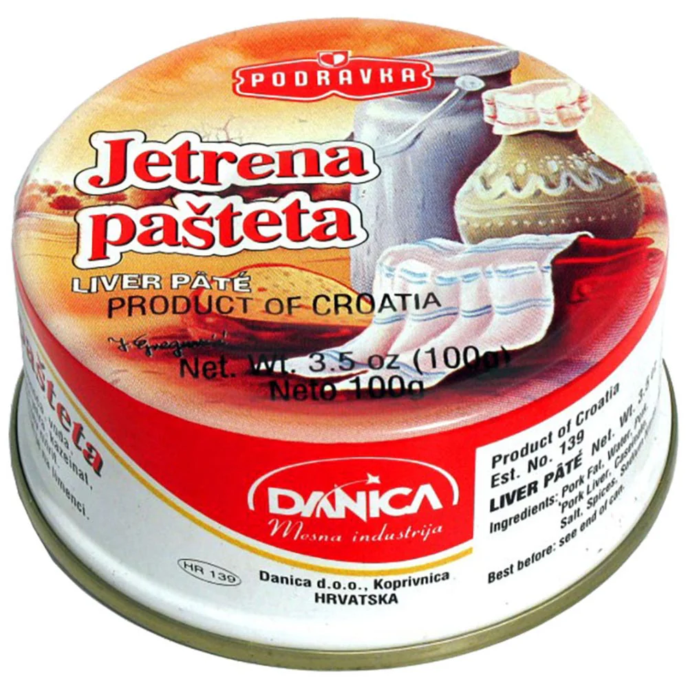Podravka Pork Pate with Liver -95 g – Euro Food Mart