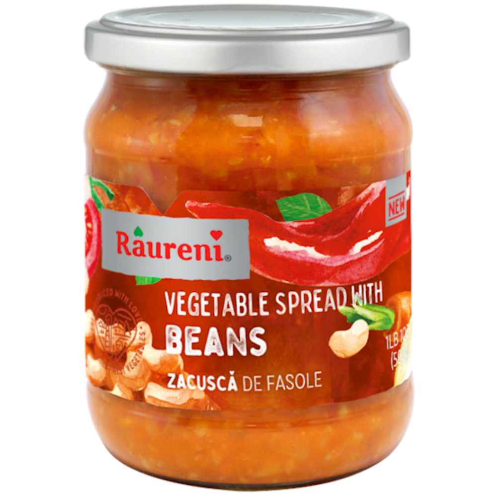 Raureni Zacusca de Fasole ( Vegetable Spread w/ Beans ) - 500 g – Euro ...