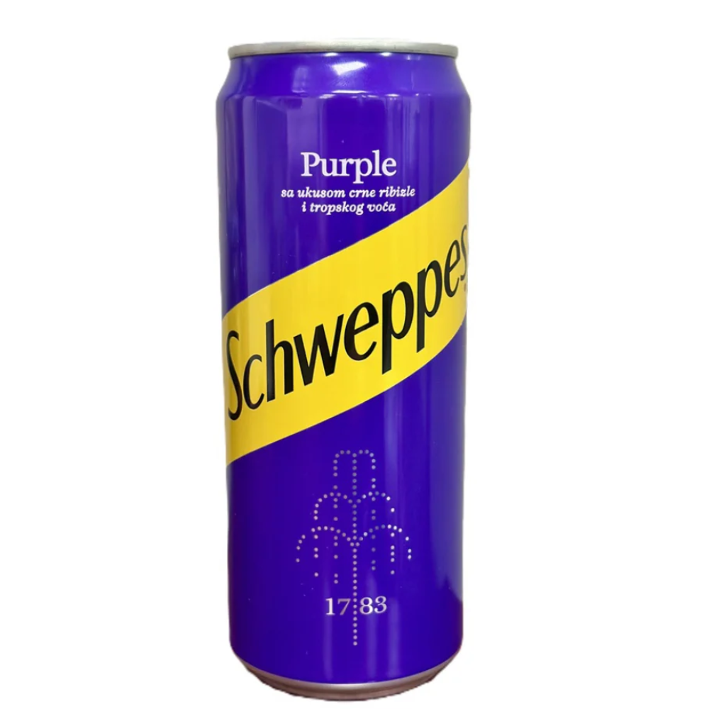 Schweppes Purple Tropical -330 ml – Euro Food Mart