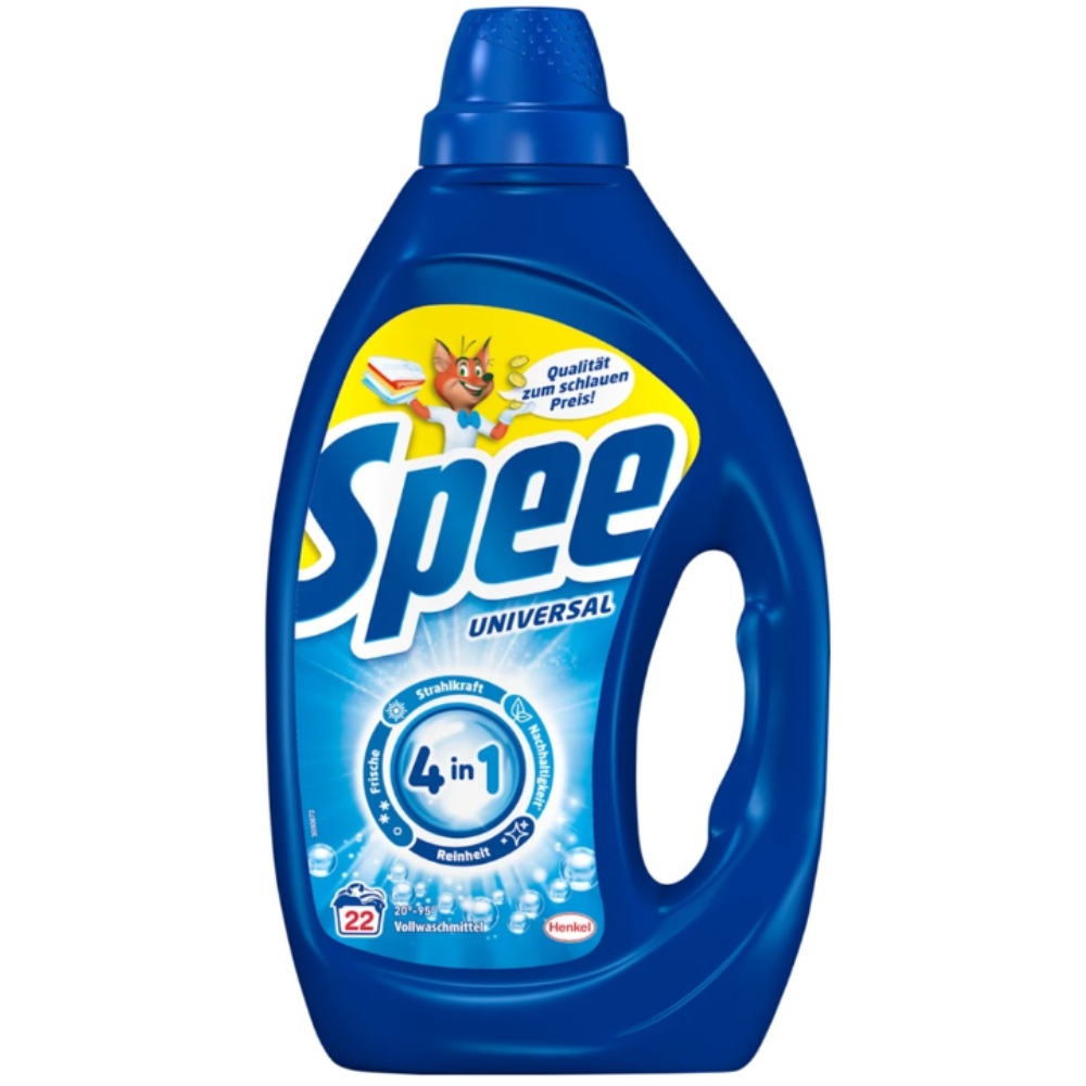 Spee Universal 4 in 1 Liquid Detergent -990 ml / 22 WL – Euro Food Mart