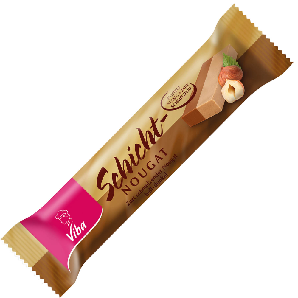 Viba Layered Nougat Bar - 75 g – Euro Food Mart