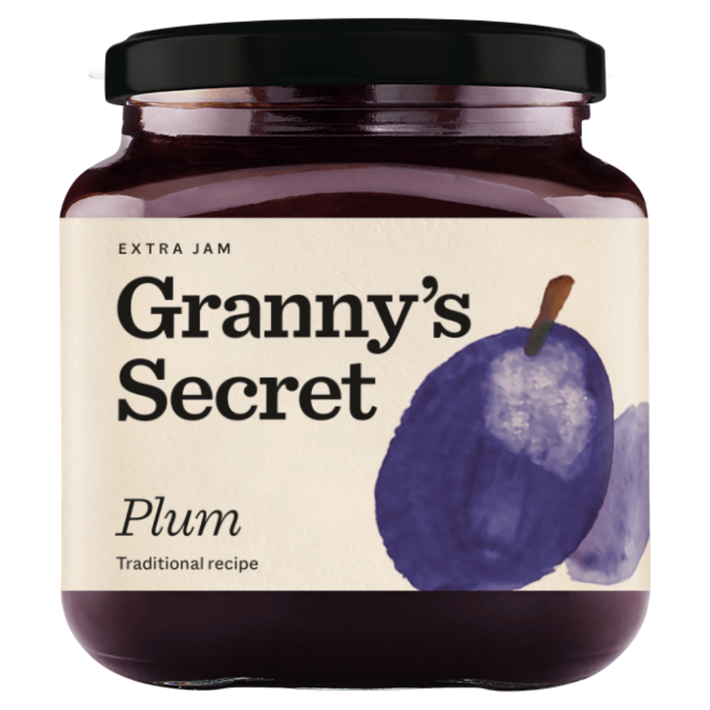 Granny's Secret Plum Jam Extra - 670 g – Euro Food Mart