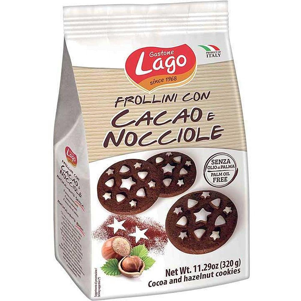Lago Cocoa and Hazelnut Cookies - 11.29 oz. / 320 g – Euro Food Mart