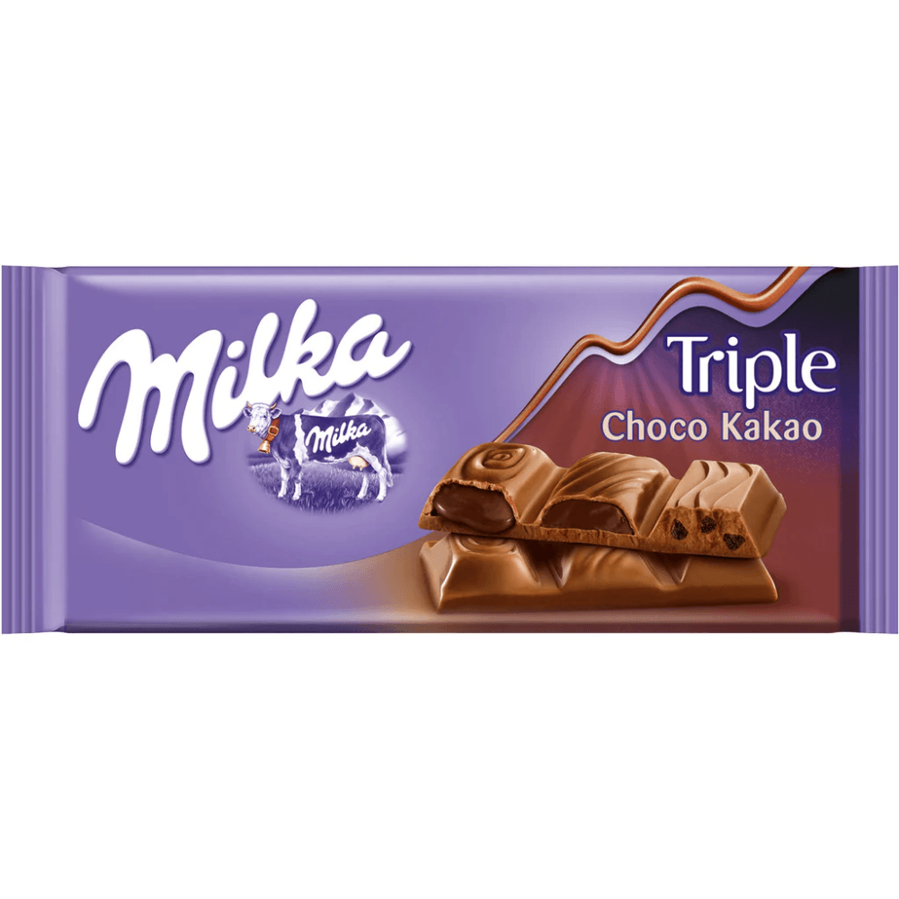 Milka Triple Cocoa Chocolate - 90 g – Euro Food Mart