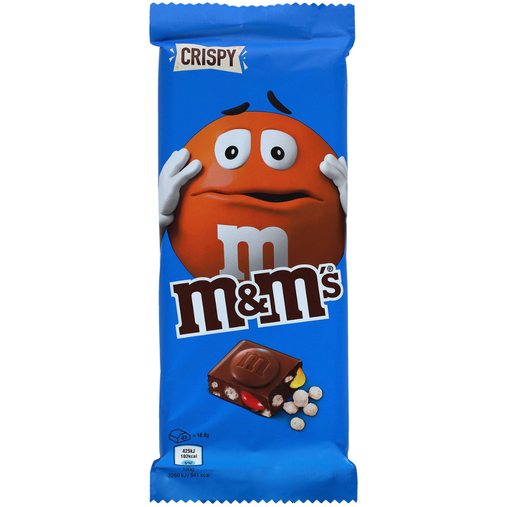 M&M'S Crispy Chocolate Bar- 150g – Euro Food Mart