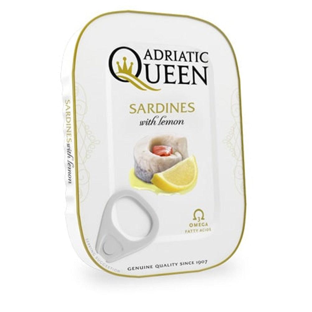 Adriatic Queen Sardines in Vegetable Oil w/ Lemon - 3.7 oz – Euro Food Mart
