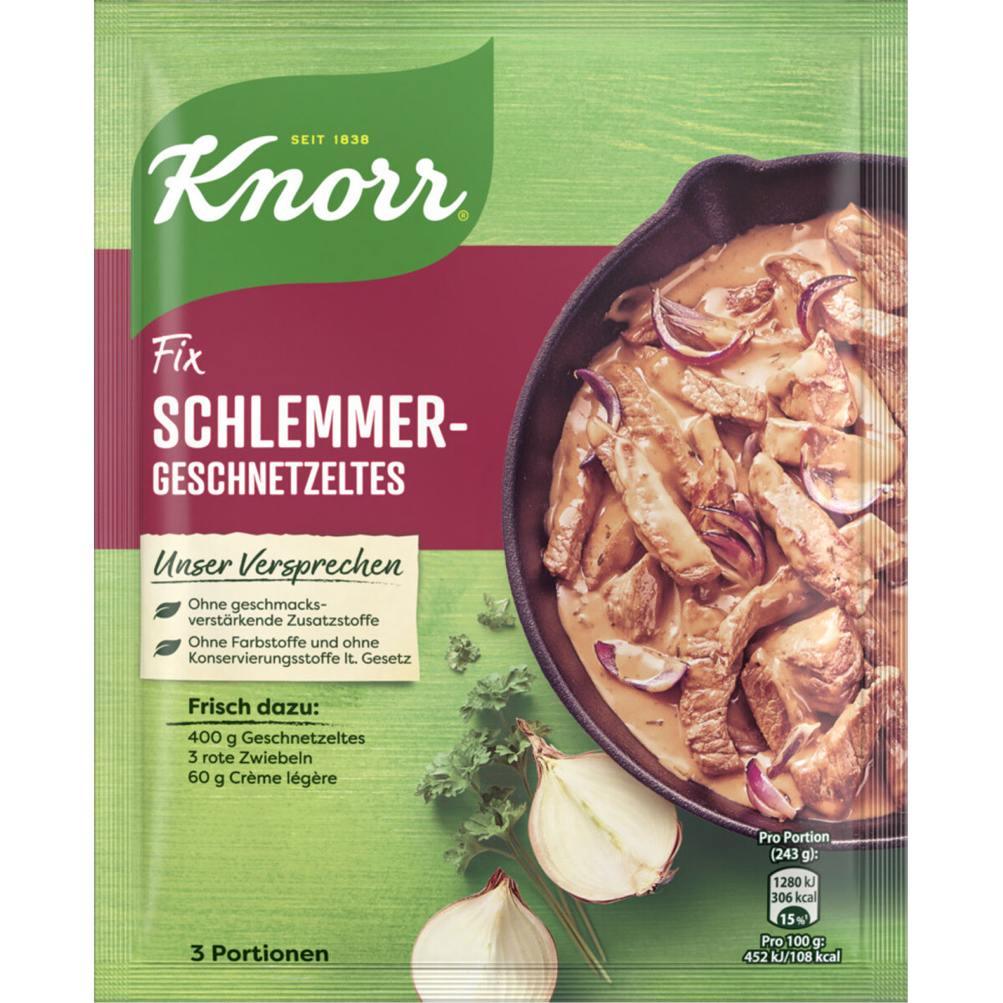 Knorr Fix Schlemmer Geschnetzeltes ( Creamy Sauce for Sliced Meat ) -1 ...