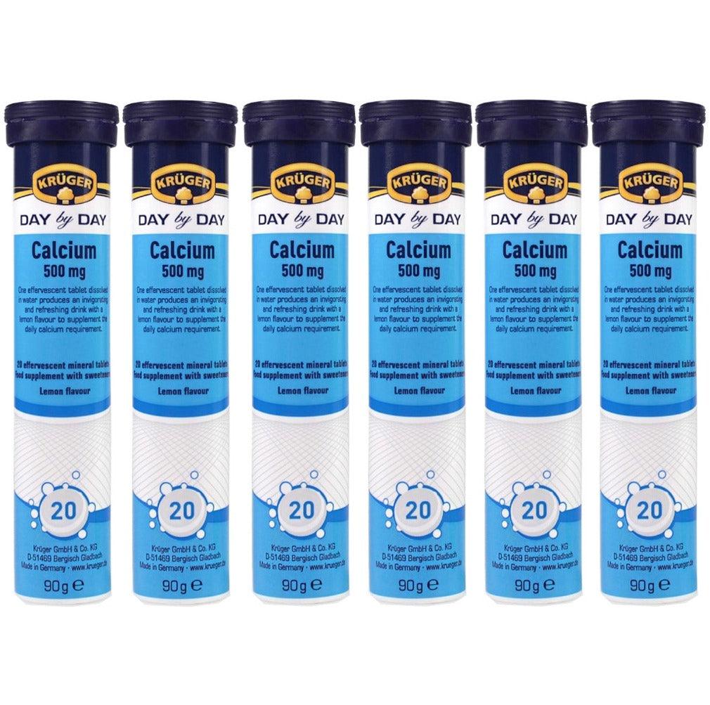 Kruger Calcium Effervescent Tablets- PACK OF 6 – Euro Food Mart