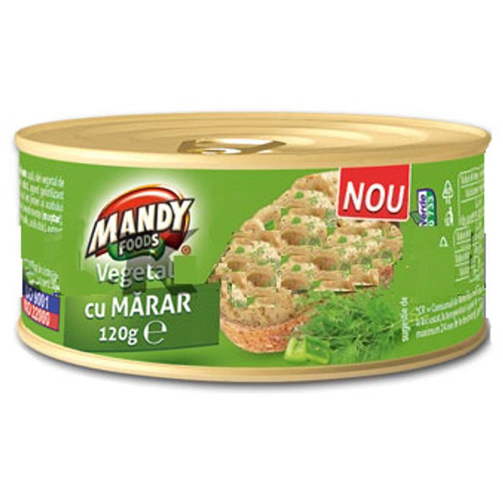 Mandy Vegetable Pate with Dill ( Pateu Vegetal cu Marar )-120 g – Euro ...