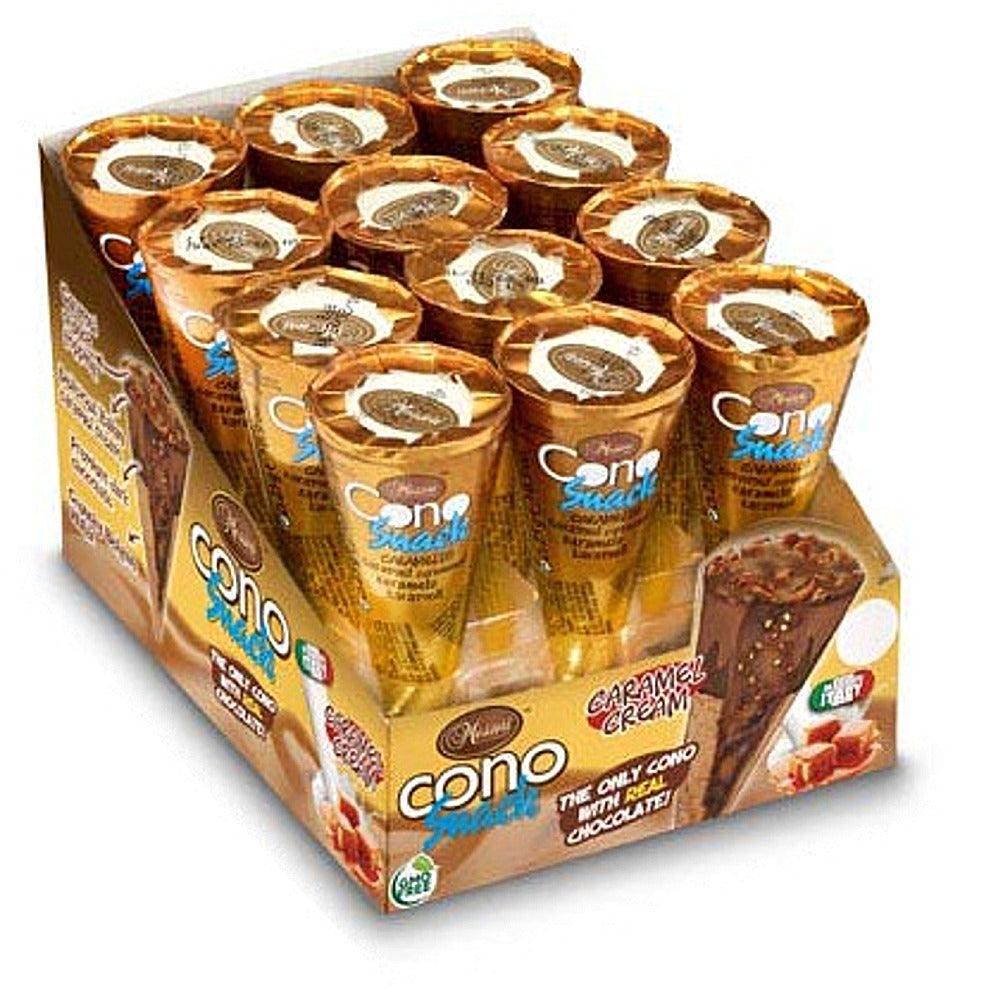 Messori Cono Caramel Cream Filled Cones - Case of 12 x .9 oz – Euro ...